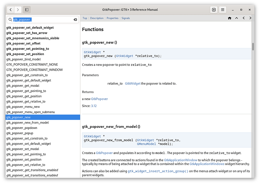 GTK4 documentation in devhelp is less intuitive - Platform - GNOME ...