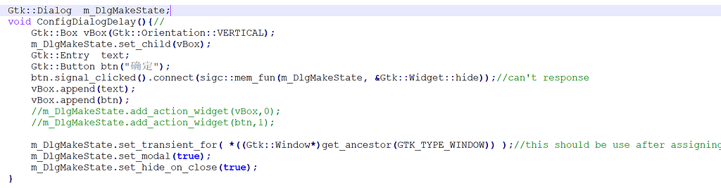 【Solved】The button in Customized Dialog can't response the signal ...