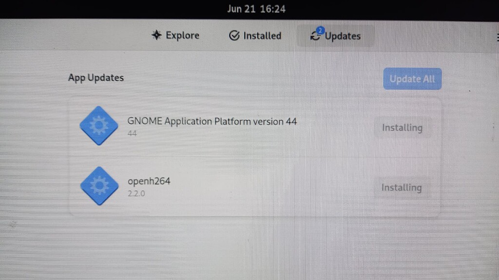 Update issue in gnome software app - Platform - GNOME Discourse