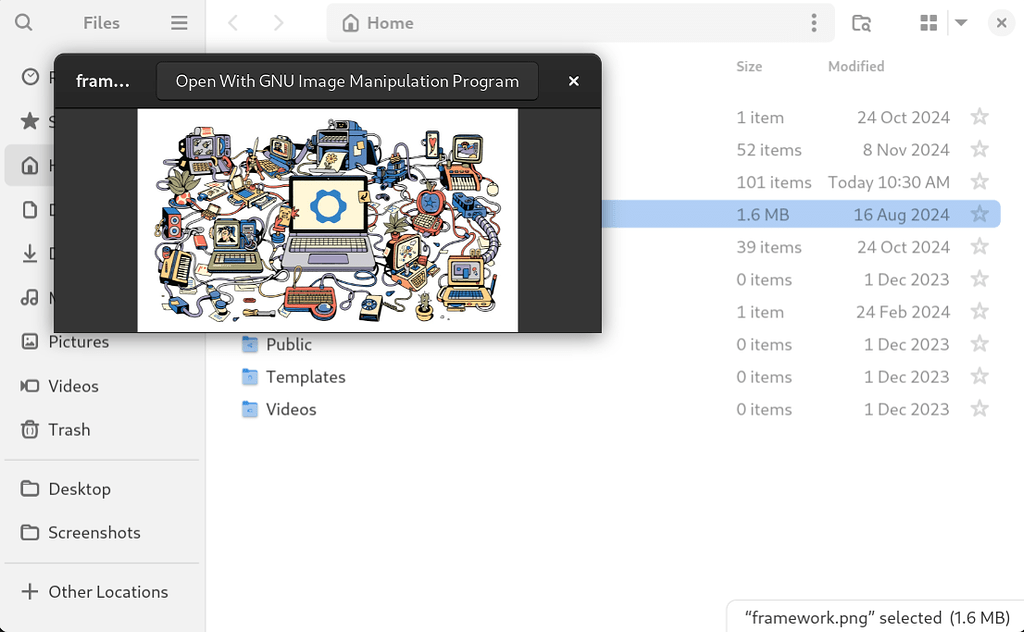 Adjust and persist preview size in Nautilus Previewer - Applications ...