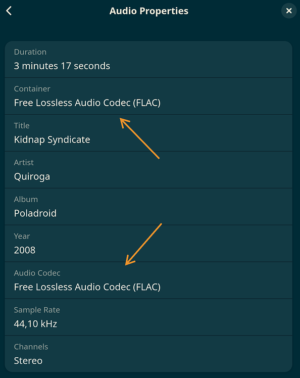 Audio properties may list duplicate container and codec fields (#3839) · Issues · GNOME / Files ...