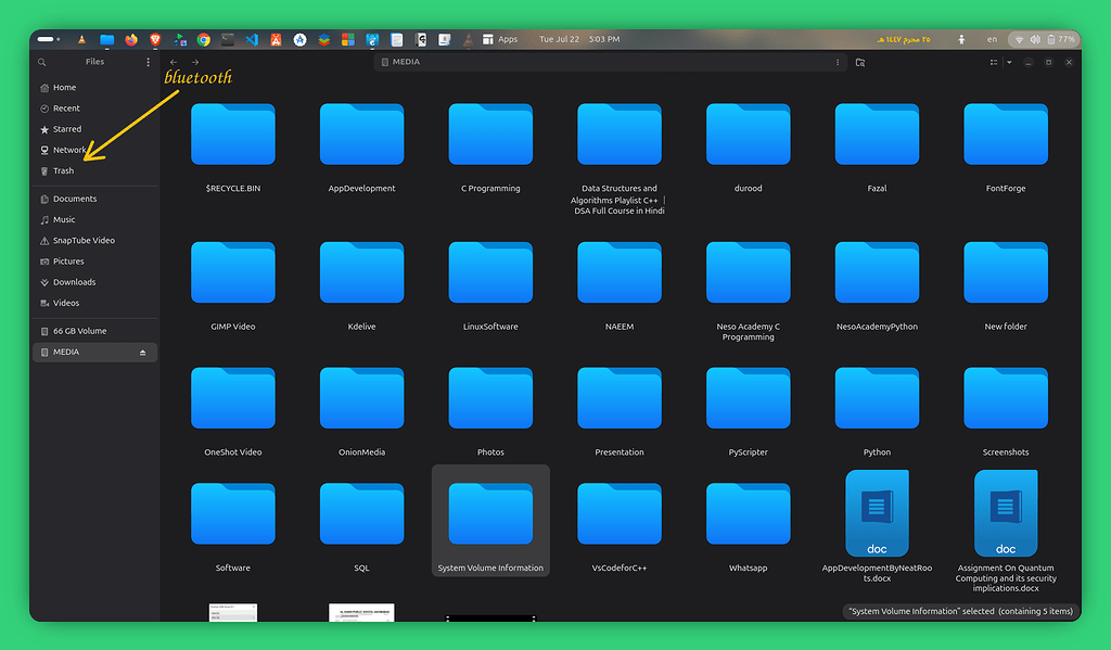 Feature Request: Integrate Bluetooth into Nautilus Sidebar (GNOME 48+) - Applications - GNOME ...