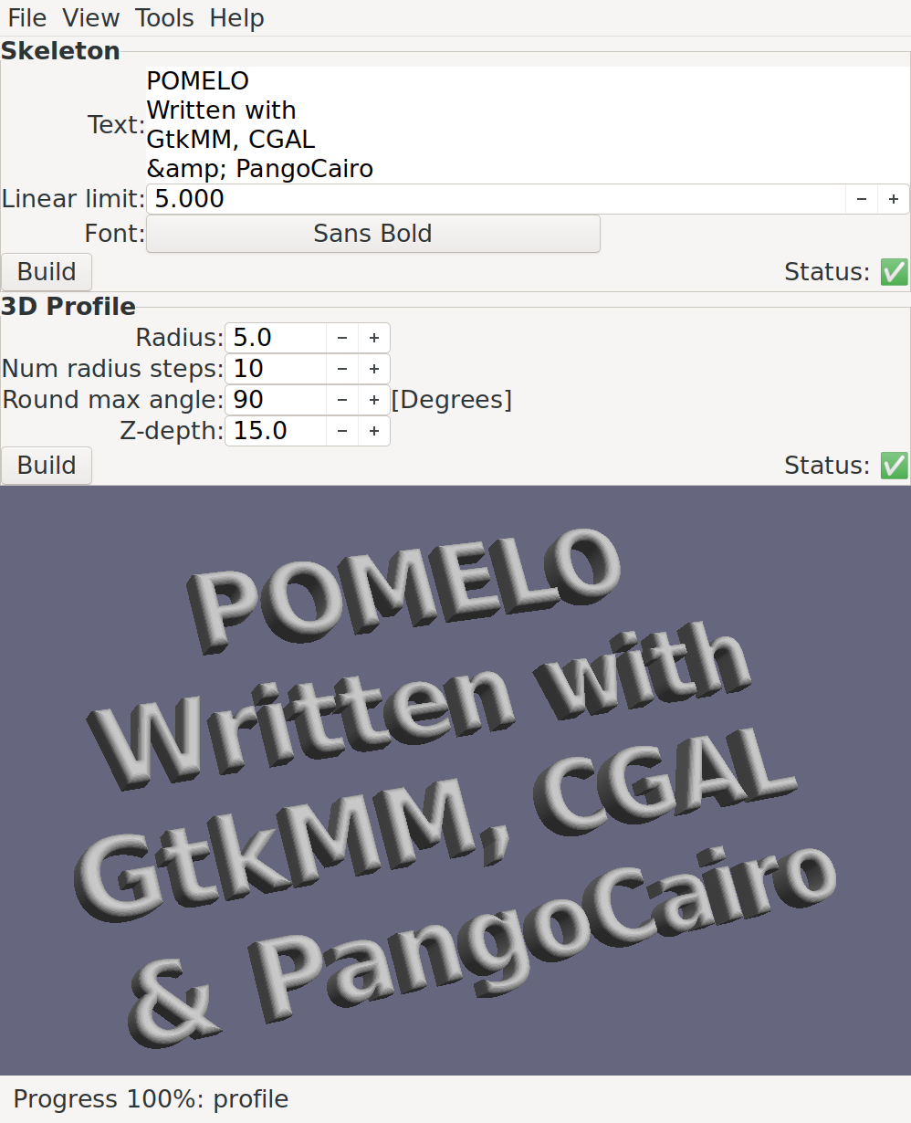 Announcement: Pomelo, a text to 3D mesh generator - Community - GNOME Discourse