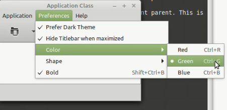 Checking a menu item - Core - GNOME Discourse
